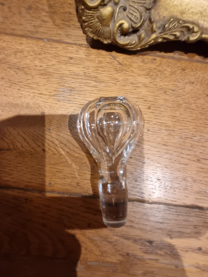VINTAGE Glass Crystal Decanter Bottle Stopper Topper | eBay UK