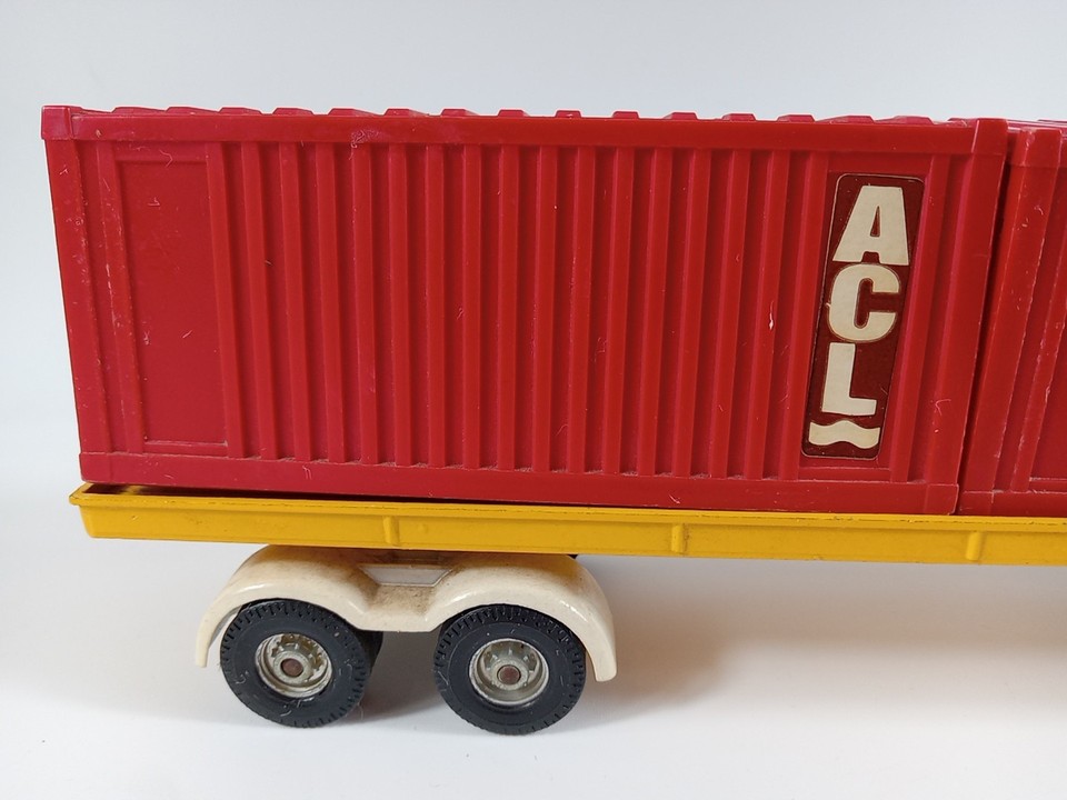 Vintage Corgi Major 1106 Mack Container Truck Tractor Trailer 1/43 ...