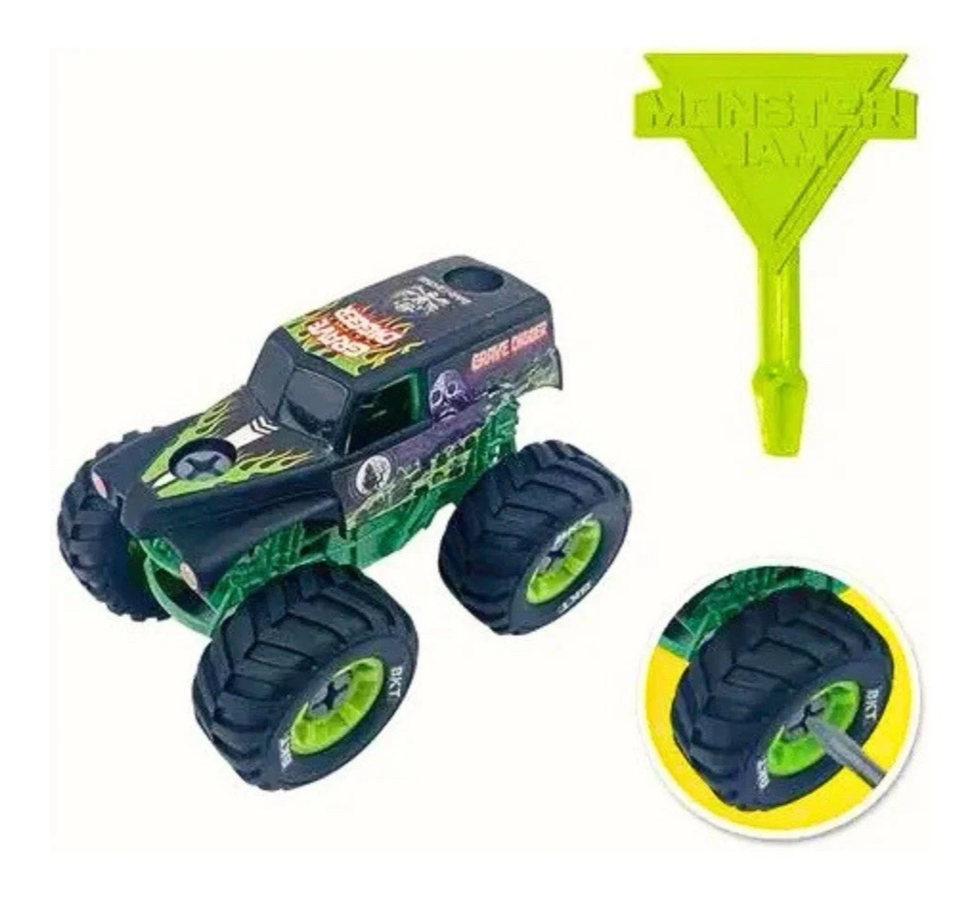 Monster Jam Grave Digger - Mechanix Build & Rebuild 1:43 Scale Monster ...