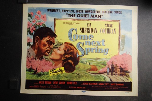 COMPLETE SET: 8 1956 COME NEXT SPRING MOVIE LOBBY CARDS~COCHRAN~ANN ...