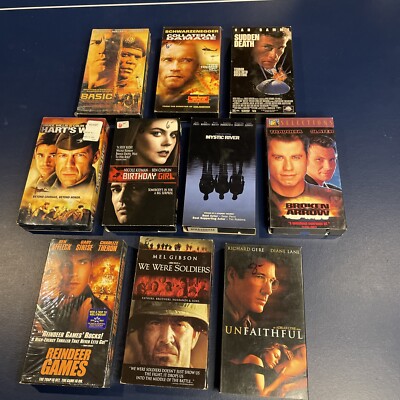 Lot of (10) VHS Tapes, Rated R see description for titles | eBay