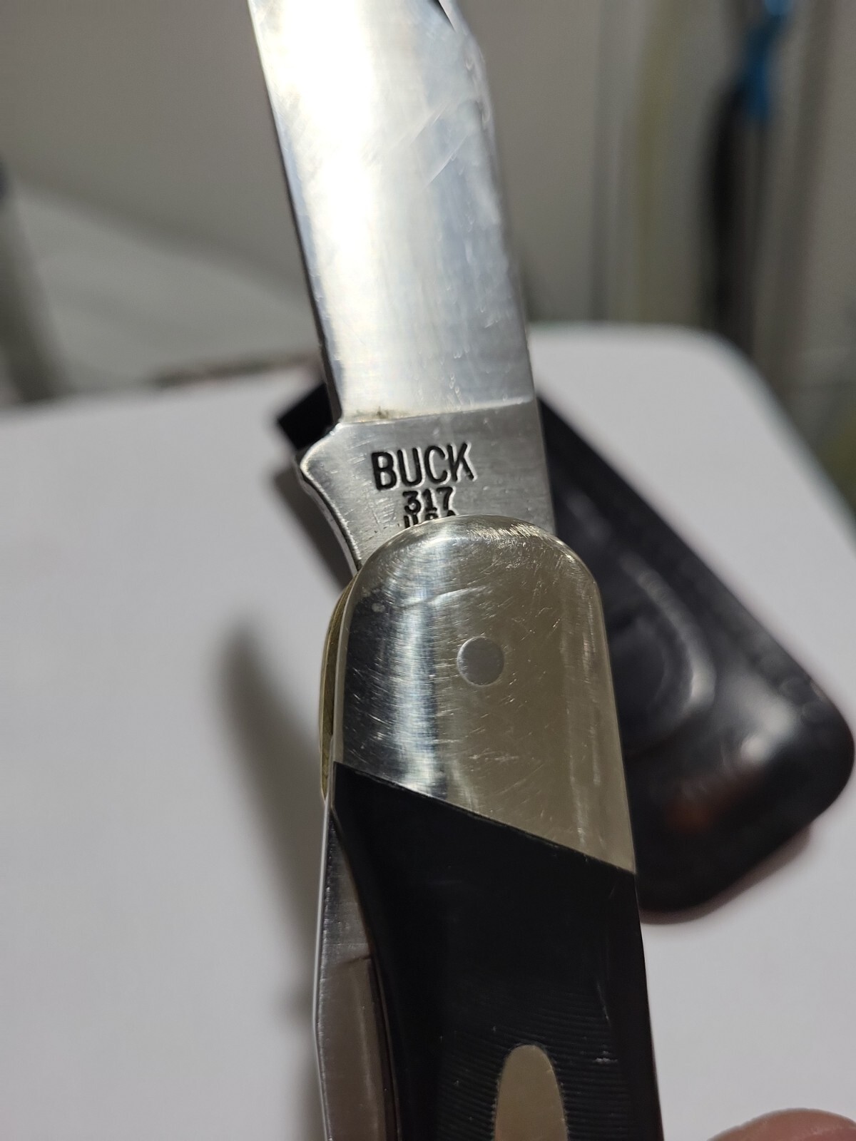 PRE DATE CODE BUCK USA 317 TRAILBLAZER 2 BLADE FOLDING HUNTER KNIFE | eBay