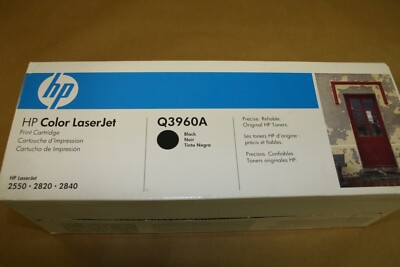 Q3960A HP Hewlett Packard Black Toner Cartridge New Genuine | eBay