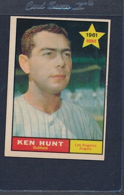 1961 Topps #156 Ken Hunt Angels EX *1418 | eBay