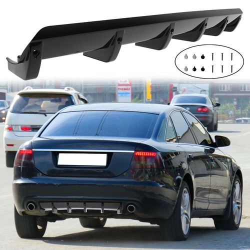 For Audi A6 A7 A8 SQ5 SQ7 SQ8 Rear Bumper Diffuser Spoiler Splitter Lip ...