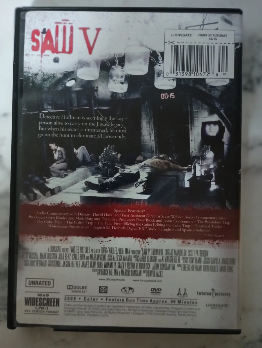 Saw 5 Dvd Cover