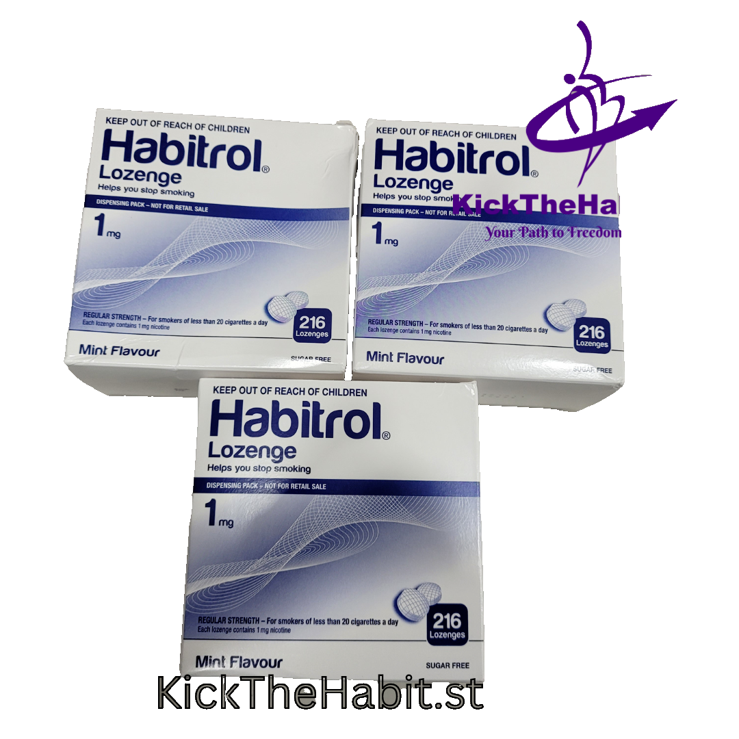 Habitrol Lozenge 1mg Mint 648 Pieces - Sugar Free - Nicotine - Quit ...