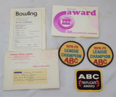American Bowling Congress ABC Mailer 1978-79 League Champions ...