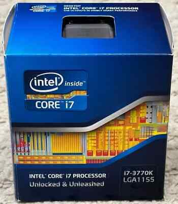 New in box Intel Core i7-3770K i7 3770K 3.5GHz LGA1155 4Core 8M 5 GT/s ...