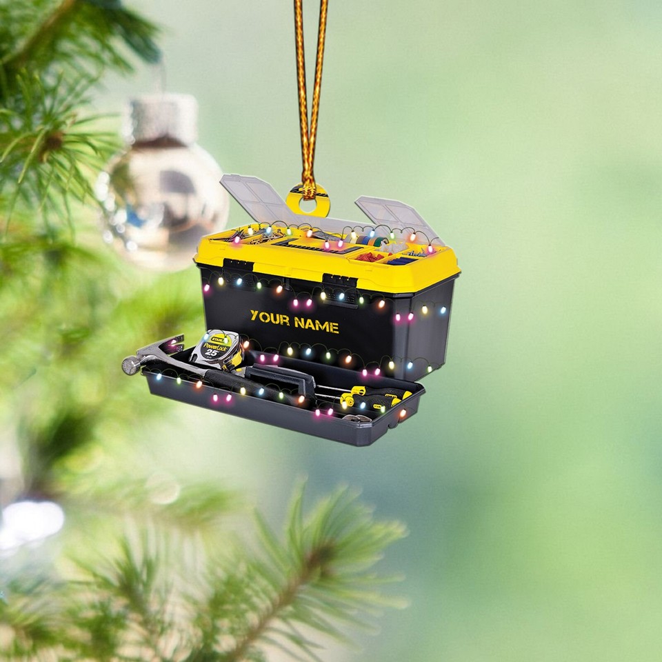 Custom Hand Tools Mechanic Power tool Christmas Ornament, Hand Tools ...