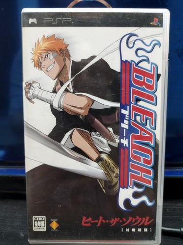 PSP Playstation Portable Game Bleach Heat the Soul 1 5 6 Lot of 3 Set ...
