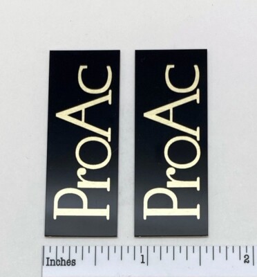 ProAc Speaker Badge Logo Emblem Pair Custom Made Aluminum | eBay