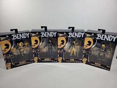 Bendy And The Ink Machine 5” Bendy & Audrey & Tom & Piper Bundle Of 4 ...