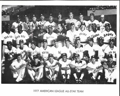 1977 MLB All Star Team Photos - American League & National League 2 ...