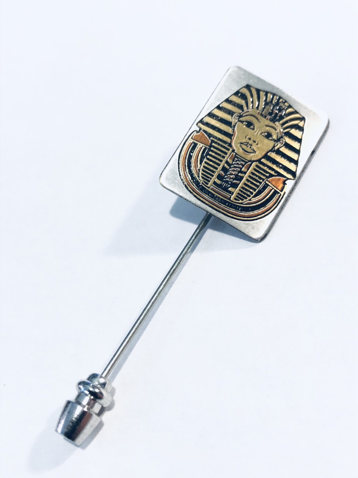 Reed & Barton King Tut Damascene Egyptian Pharaoh Stick Pin | eBay