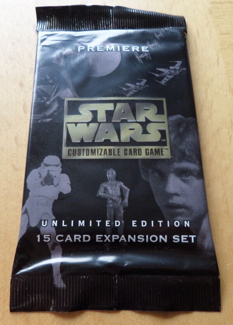 1 x Packet of Star Wars Decipher CCG Premiere Unlimited 15 Card ...
