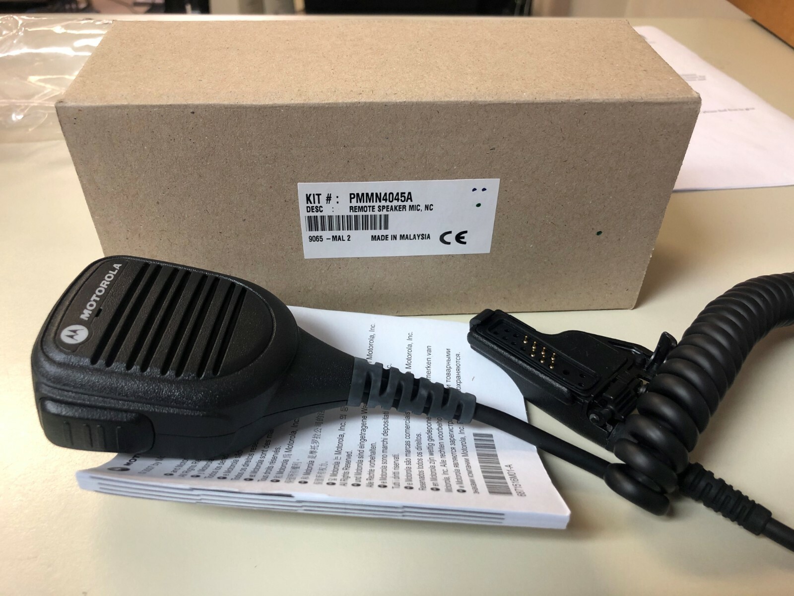 Motorola Speaker Microphone Noise Cancel PMMN4045A for sale online | eBay