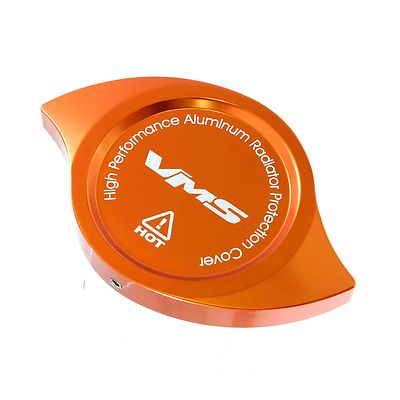 VMS ORANGE ANODIZED BILLET ALUMINUM RADIATOR CAP COVER CNC MACHINED ...