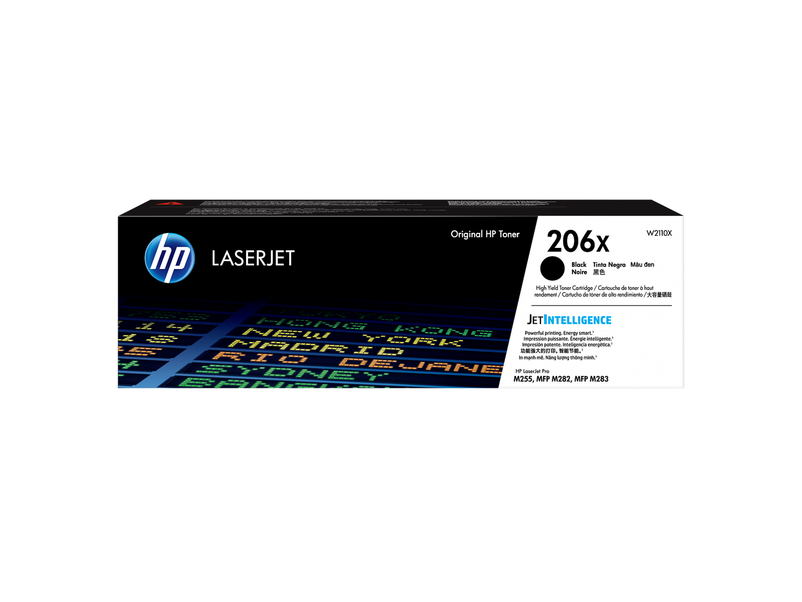 HP 206X High Yield Black Original LaserJet Toner Cartridge, ~3150 pages ...