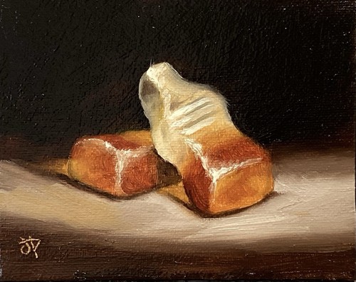 Jane Palmer Art original Still Life Oil painting, Cola Bottle Sweets | eBay