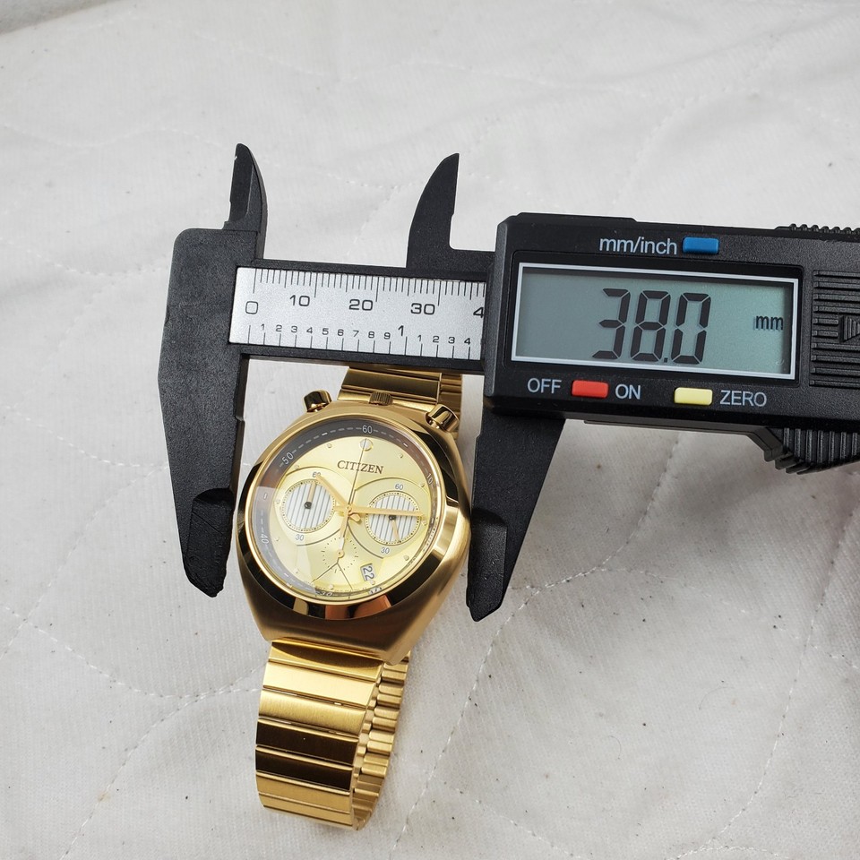 CITIZEN STAR WARS C-3PO AN3662-51W 38MM CHRONOGRAPH GOLD TONE MEN'S ...