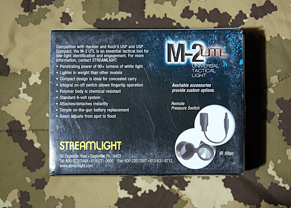 Streamlight / Insight Technology M2 UTL Weapon Light Fits Hechler Koch ...