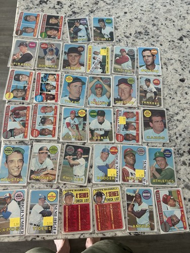 34 1969 TOPPS CARDS,GOOD OVERALL CONDITION | eBay