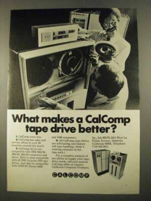 1975 Calcomp Tape Drives Ad - What Makes Better | eBay