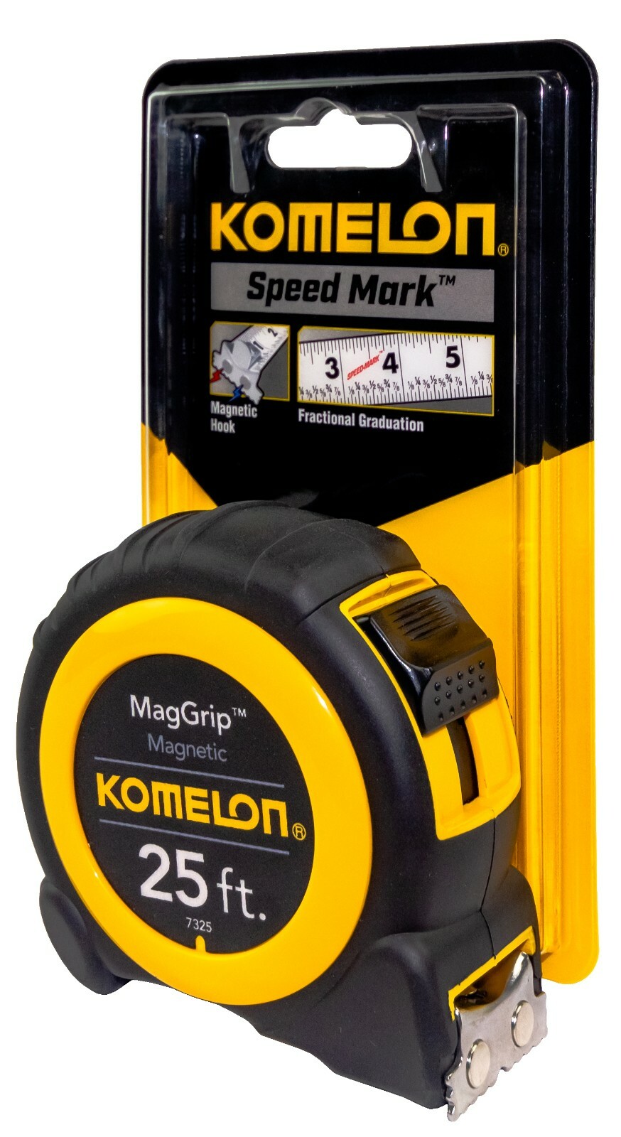 Komelon 7325 25' X 1" MagGrip™ SpeedMark™, Magnetic Tape Measure | eBay
