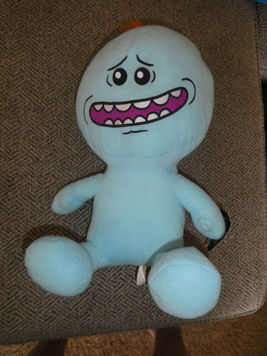 Mr. Meeseeks Plush - From Rick and Morty - 14" - Official License - Toy ...