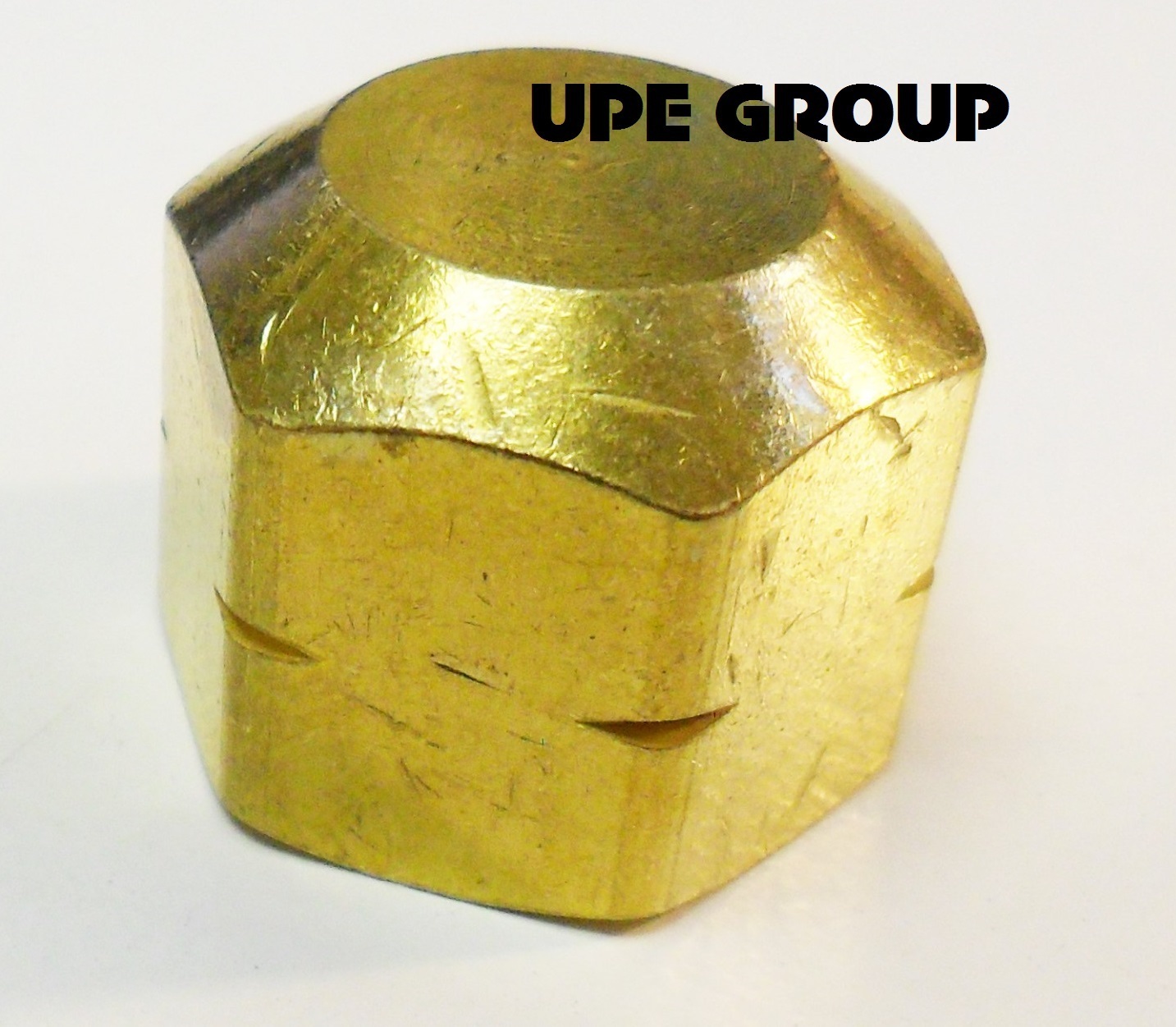 BRASS END CAP 3/8 FEMALE NPT PIPE FITTING AIR FUEL WATER QTY 5 | eBay