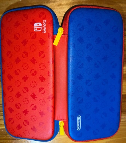 Mario RED BLUE EDITION Carry CASE OEM Nintendo Switch SPECIAL Edition ...