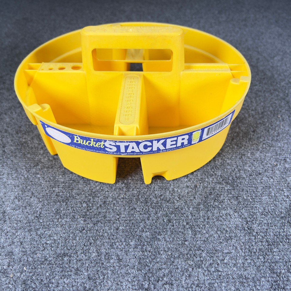 4 Compartment Bucket Stacker Small Parts Organizer for Bucket Storage 5 ...