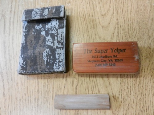 Rare The Super Yelper Scratch Box Turkey Call , Va. With Carry Case ...