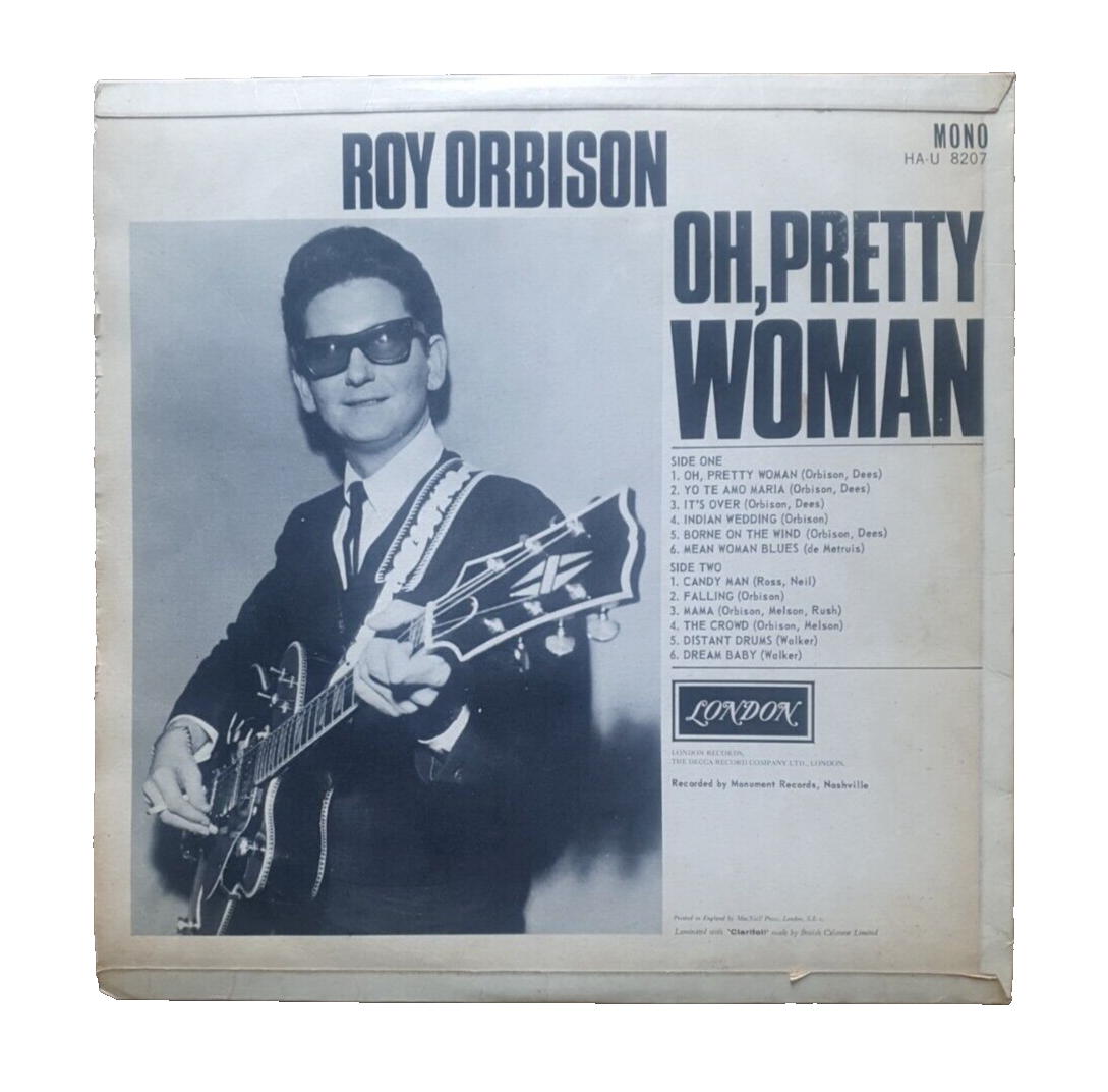 Roy Orbison Original Vinyl Oh, Pretty Woman London Label Retro Music ...