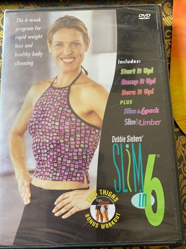 Debbie Siebers Slim in 6 six week program 2Disc DVD set 5 total ...