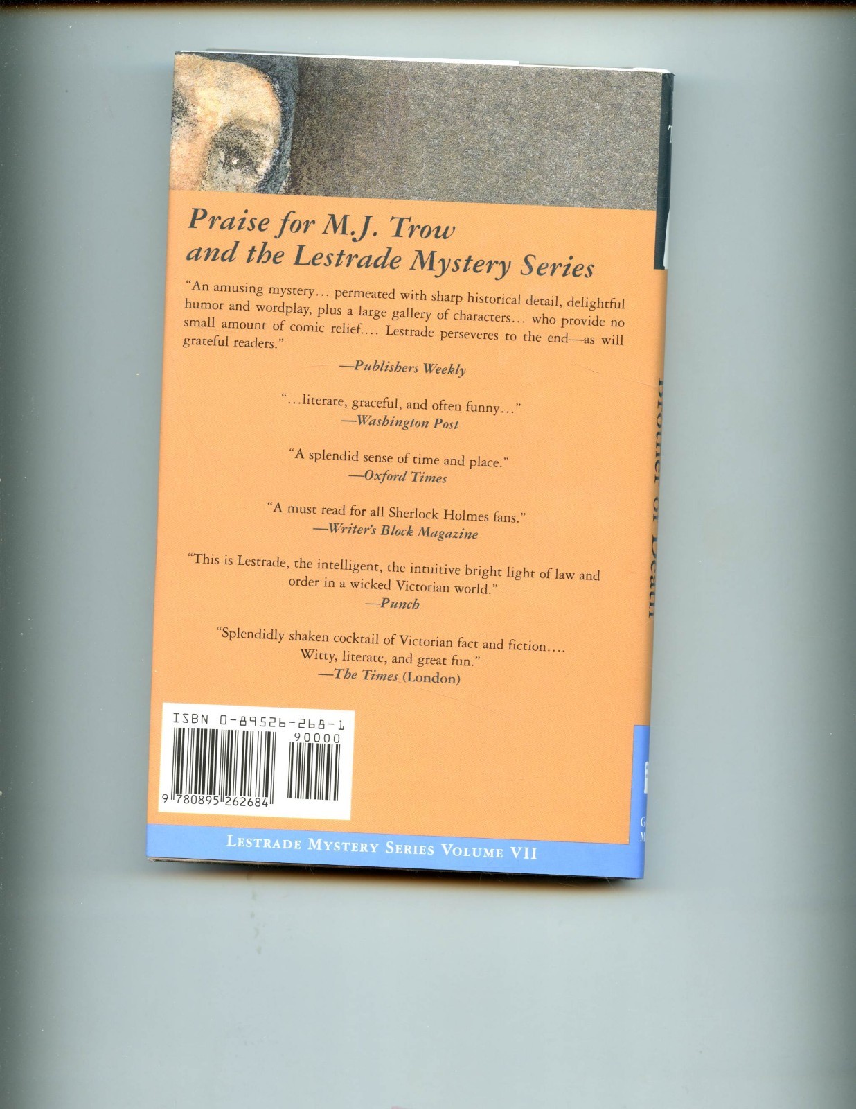 LESTRADE AND THE BROTHER OF DEATH., M J Trow ,US 1st HB/dj VG | eBay