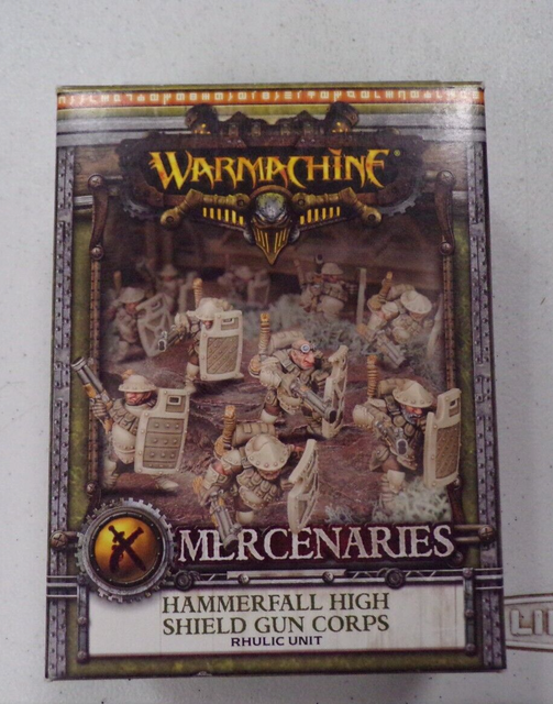 Lovely Hordes Warmachine Mercenaries Hammerfall High Shield Gun Corps ...