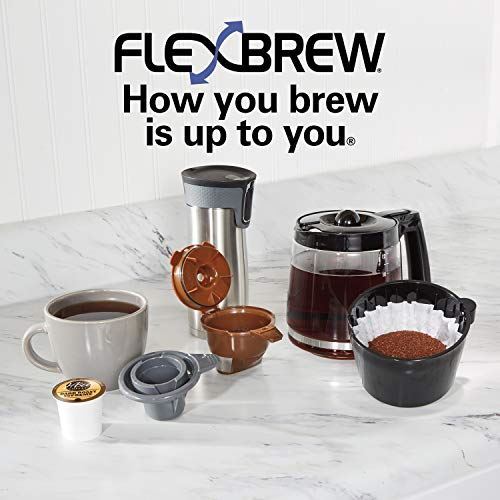 Hamilton Beach 49976 FlexBrew Trio 2-Way Single Serve Coffee Maker ...