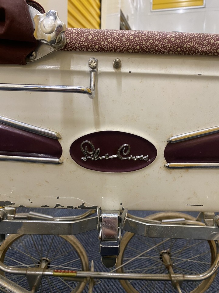 VTG SilverCross Baby Pram Carriage 2 Irregular Wheels English Classic ...