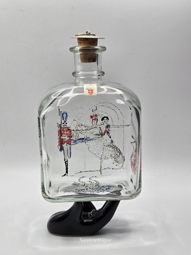 1980s HOLMEGAARD H.C. Andersen The Staunch Tin Soldier Decanter Bottle ...