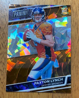 2016 National Convention VIP Orange Cracked Ice #43 RC PAXTON LYNCH #'d ...