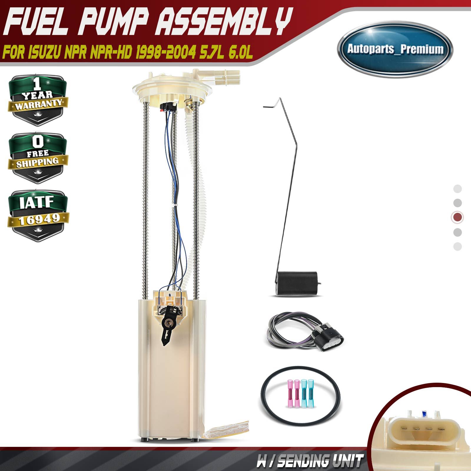Fuel Pump Module Assembly for Isuzu NPR NPR-HD 1998-2004 5.7L 6.0L ...