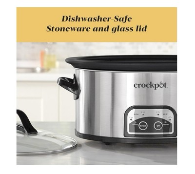 Crock-Pot 6 Quart Programmable Slow Cooker with Timer and Auto Food ...