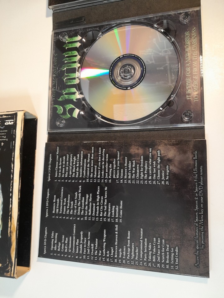 Spawn: The Ultimate Collection (DVD, 1999, 4-Disc Set, 4 DVD Collection) 26359932229| eBay