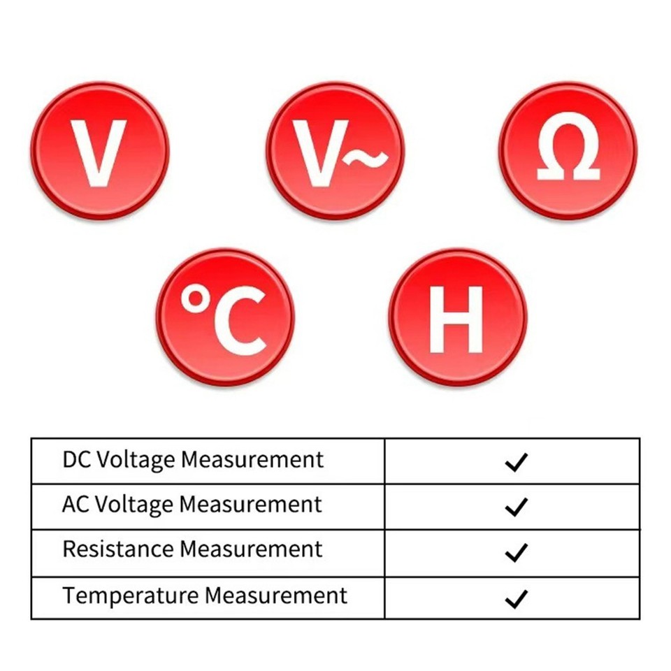 K8 Wrist Multimeter with Transistor Capacitance Frequency Measurement ...