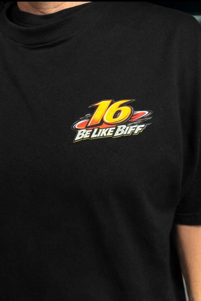 “Be Like Biff” Greg Biffle #16 Graphic T-Shirt Black XL | eBay