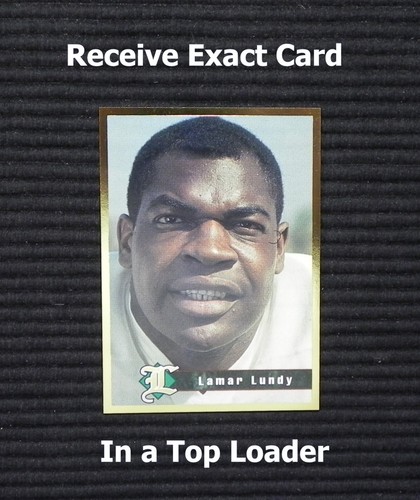 Lamar Lundy 1994 Legends EXACT Gold Card (N) in a Top Loader | eBay