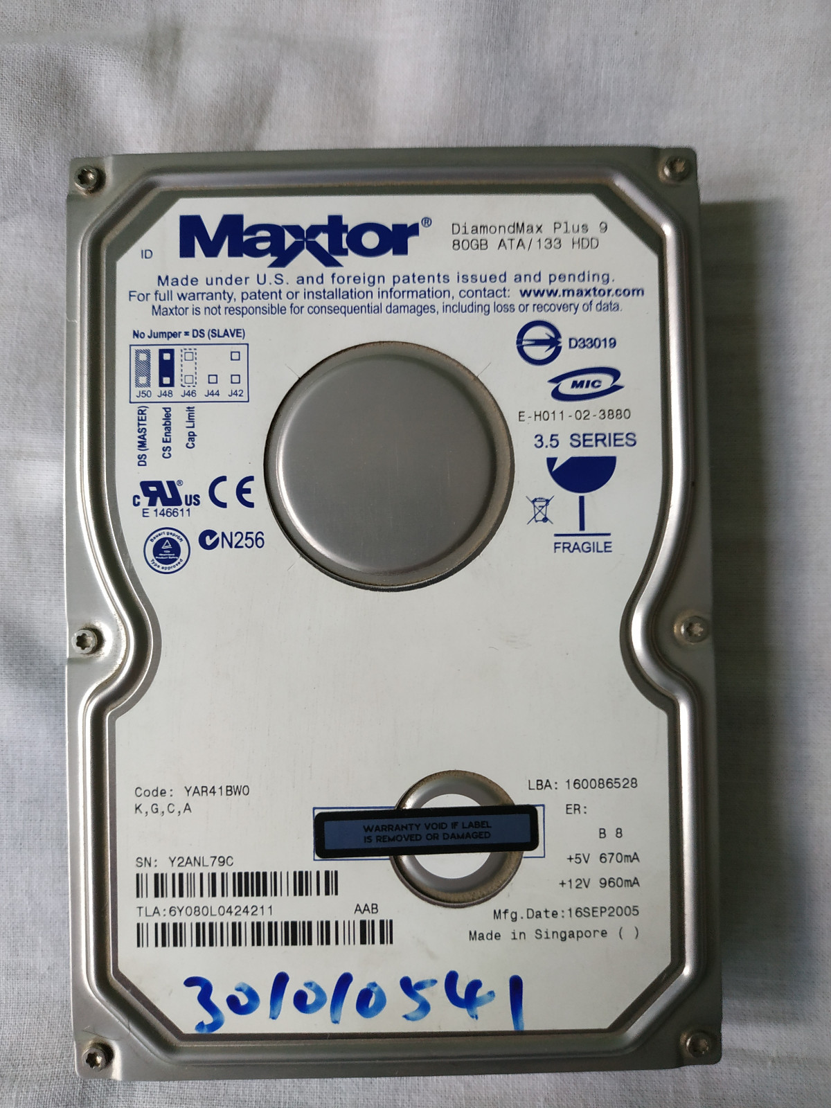 Maxtor Diamondmax Plus 9 80Go ATA-133 7200RPM | eBay