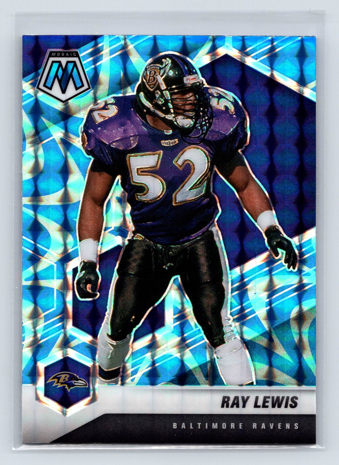 2021 Panini Mosaic - Mosaic Reactive Blue Prizm #21 Ray Lewis for sale ...